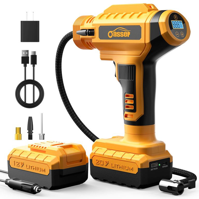 Oasser Air Compressor Portable Mini Air Inflator Hand Held Tire Pump ...