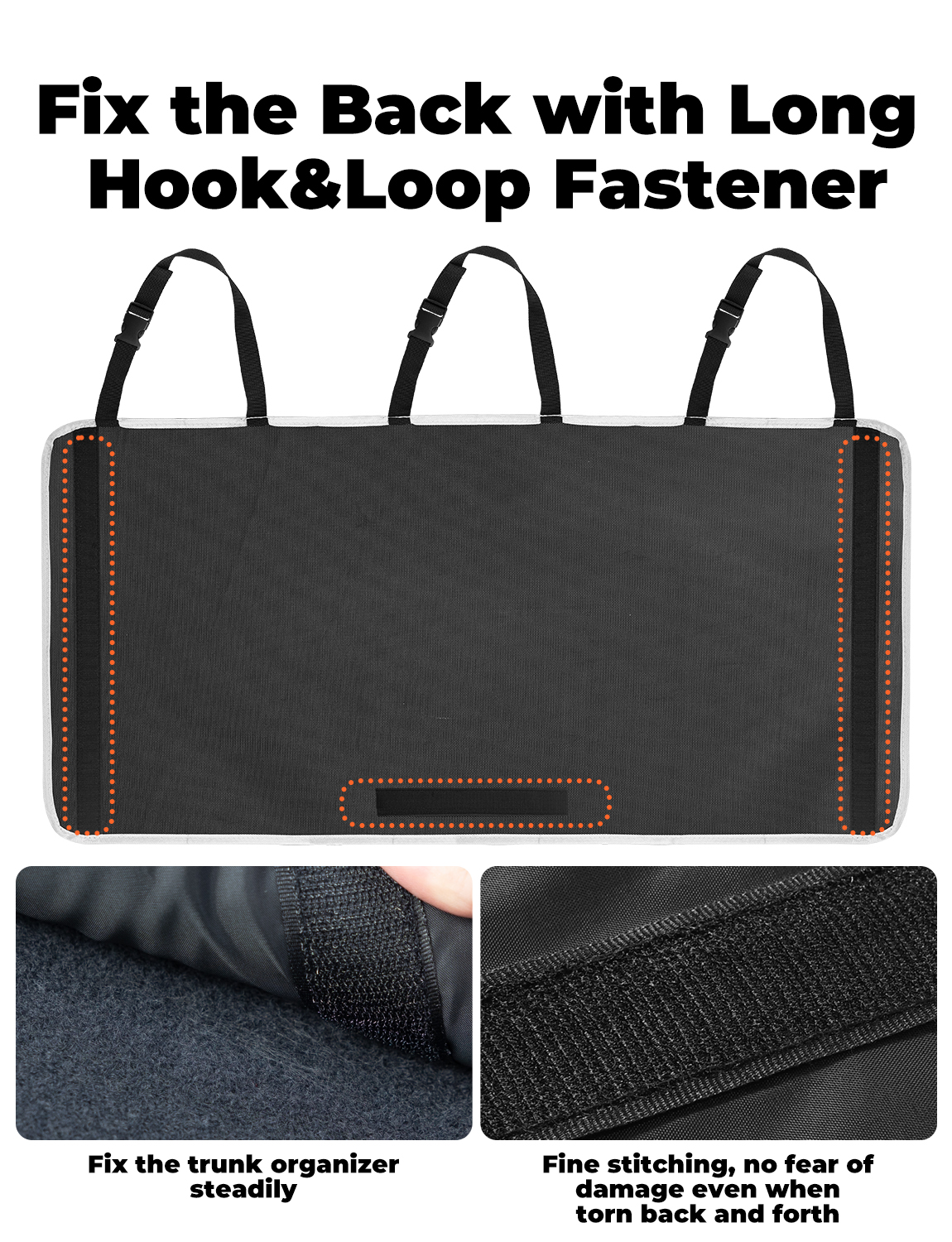 Oasser Car Boot Organiser, Car Boot Organiser Storage with 8 Different ...
